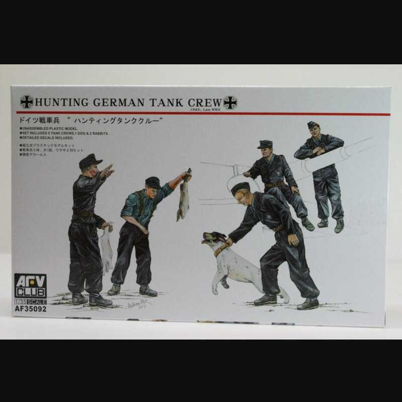 AFV CLUB AFV AF35092 1/35 German Armored Troop Crew Set 5 Members and ...