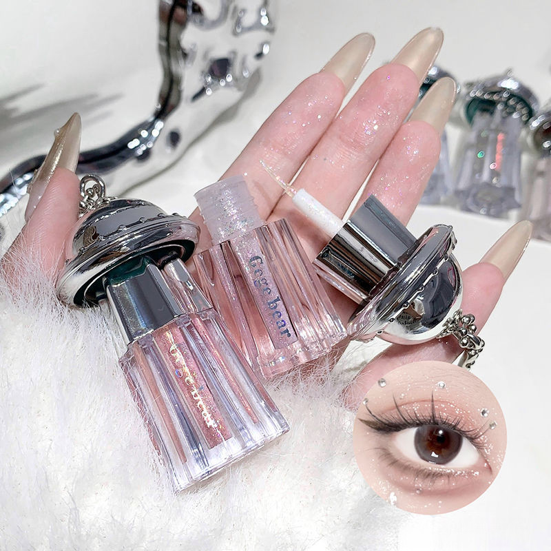 GEGE BEAR Eye Shadow Liquid Highlights Fine Glitter Eye Makeup Long ...