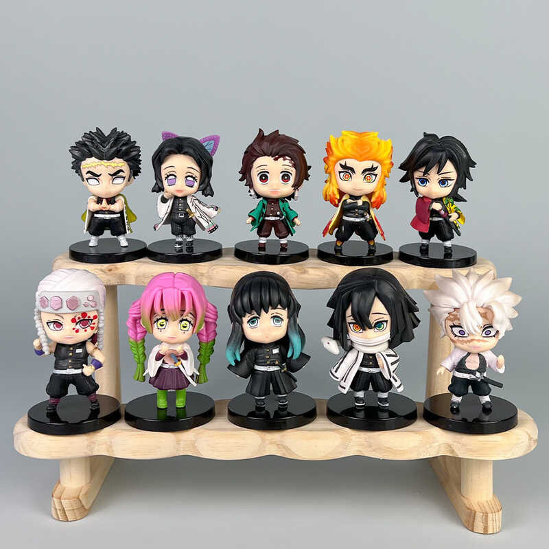 Anime Demon Slayer Figure Q Version Tanjiro Butterfly Ninja Kyojuro ...