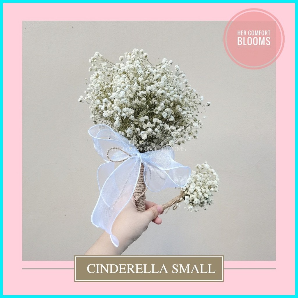 Simple Dried Flowers Bouquet, Bridal Bouquet for Simple/Intimate ...