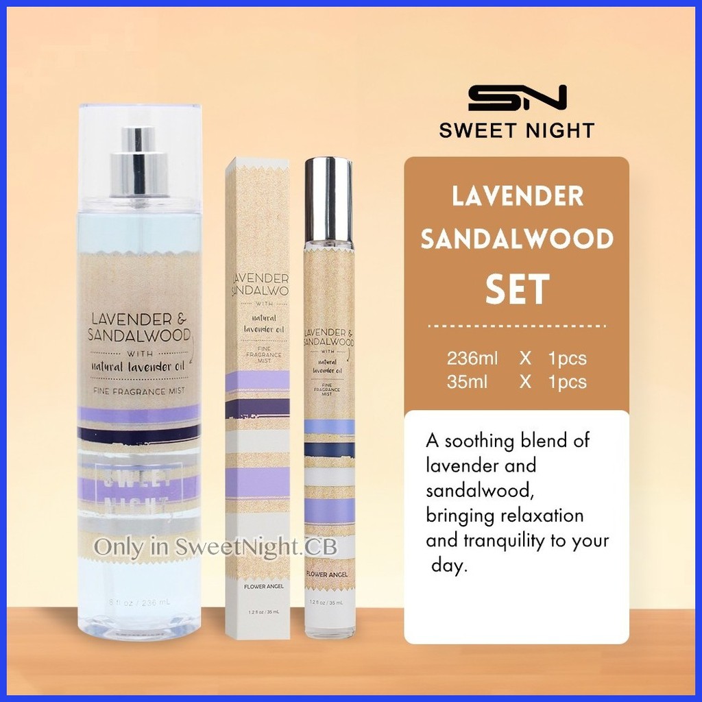 ۞ Sweet Night Perfume Long Lasting Fragrance Lavender & Sandalwood ...