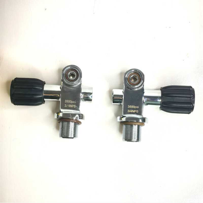 Diving Bottle Head Valve G3/4 Left Hand Valve York/Din Reverse Cylinder ...