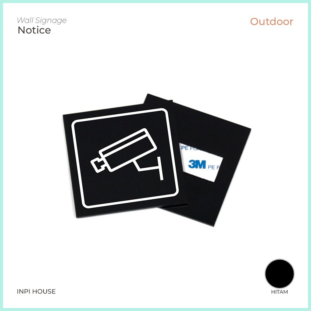 Cctv signage board - cctv sign board - cctv acrylic sign - sign system ...