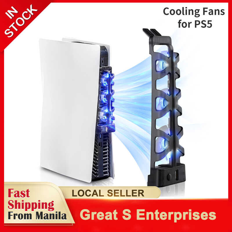 DOBE Cooling PS5, Panlabas na USB Powered Fan para sa Playstation 5 ...