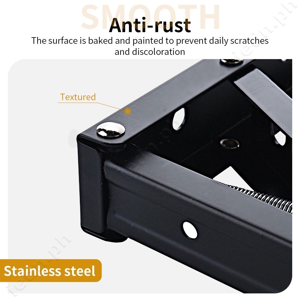 2PCS Hanging Angle Bracket Stainless Steel Foldable Wall Organizer ...