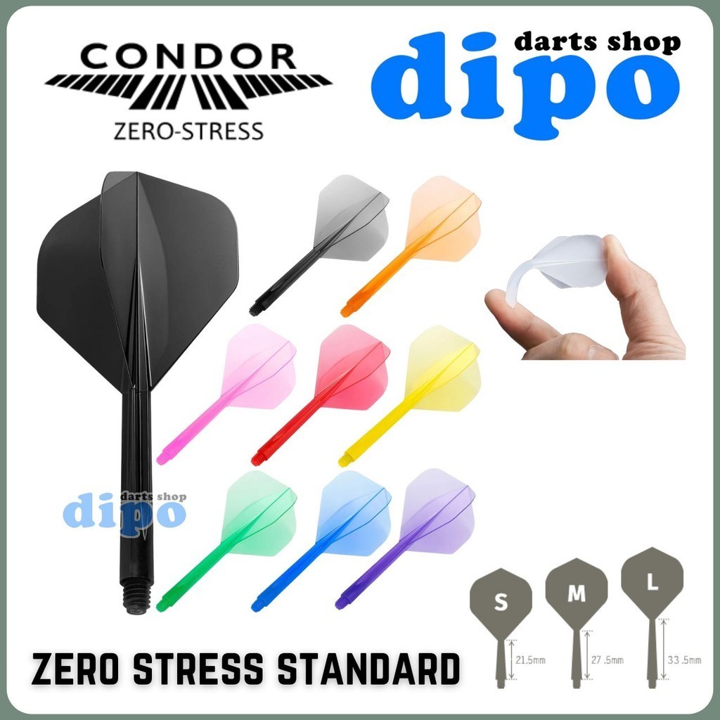 CONDOR Zero Stress Darts Flight + Shaft (Plain)【Standard】 | Shopee Philippines