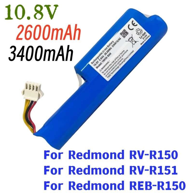 10.8V 2600Mah 3400Mah Rechargeable Battery For Rv-R150, Rv-R151 ...