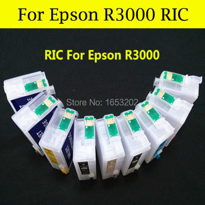 9 Color/Set Refill T1571-T1579 T157 157 Ink Cartridge Para sa Epson ...