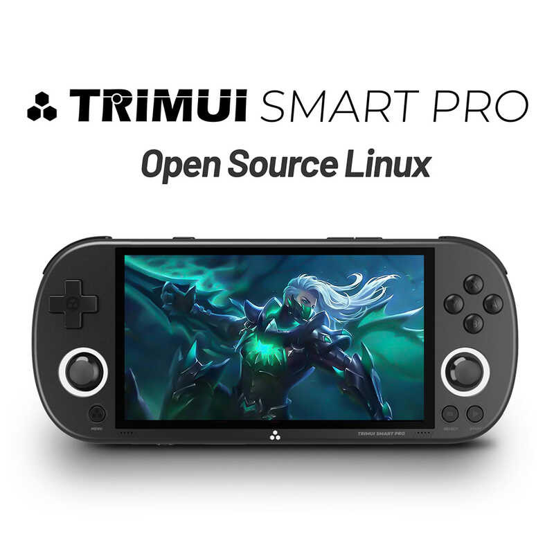 Trimui Smart Φ Pro Handheld 4.96-Inch HD Screen Linux Mini Retro ...