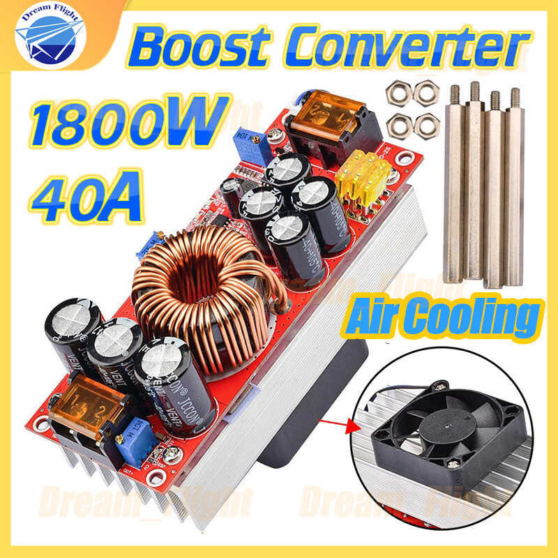 Dc-Dc 1800W 40A Boost Converter 10-60V To 12-90V Step Up · Constant Current Power Module ...