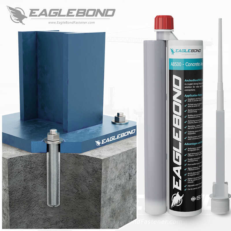 Anchoring Structural Concrete Epoxy Injection Mortar Chemical Bolt ...