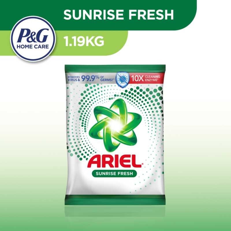 2025 Ariel Sunrise Fresh Detox Powder 1.19KG-1.32KG Bag (Laundry ...