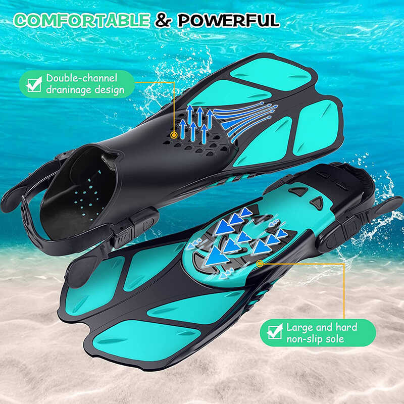 1 Pares Ng Adult May Naaayos Na Mga Laces, Swimming Fins, Diving ...