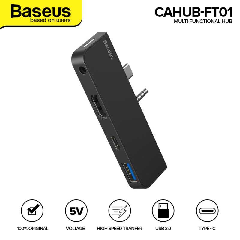Multifunctional BASEUS HUB For Surface Go Type-C+Audio To Hd4k+Usb3.0 ...