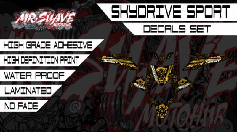 Skydrive Suzuki Sport Circuit Decals Set | Shopee Philippines