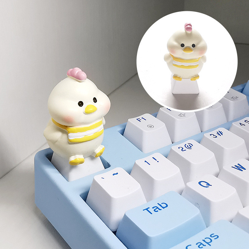 Personalized mechanical keyboard ESC keycap replacement key White Year ...