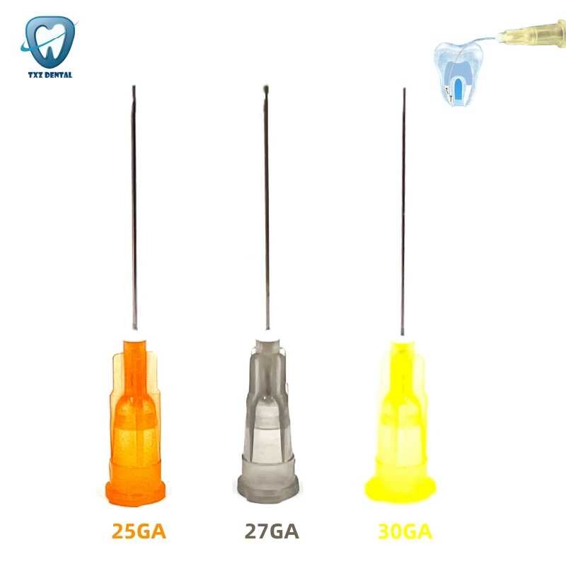 100 Pcs/Pack Dental Endo Irrigation Needle Tips Dentistry Root Canal ...