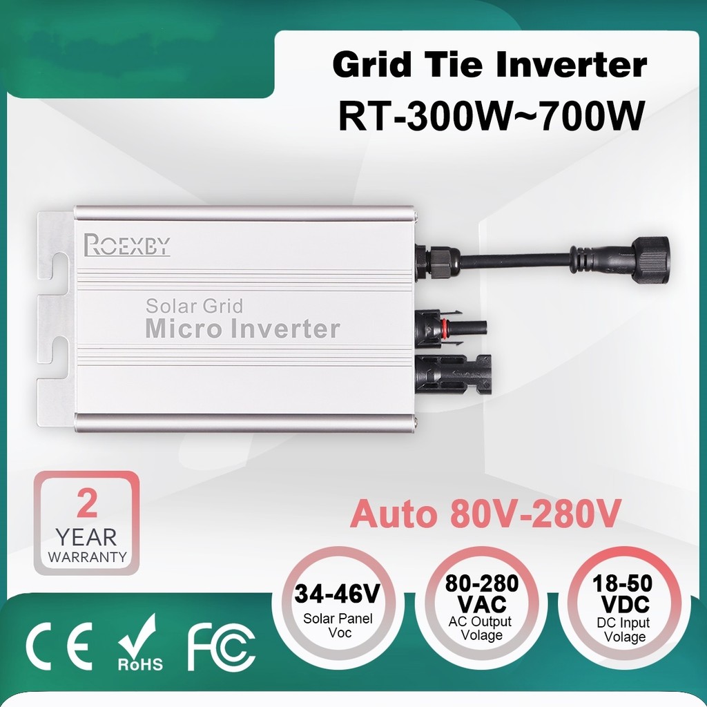 Solar grid tie MPPT 300W 350W 500W 600W 700W PV Modular Smart micro ...