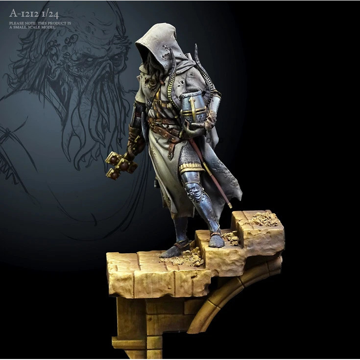 1/24 Resin Model Kits DIY Figure Toy Colorless And Self-Assembled A ...