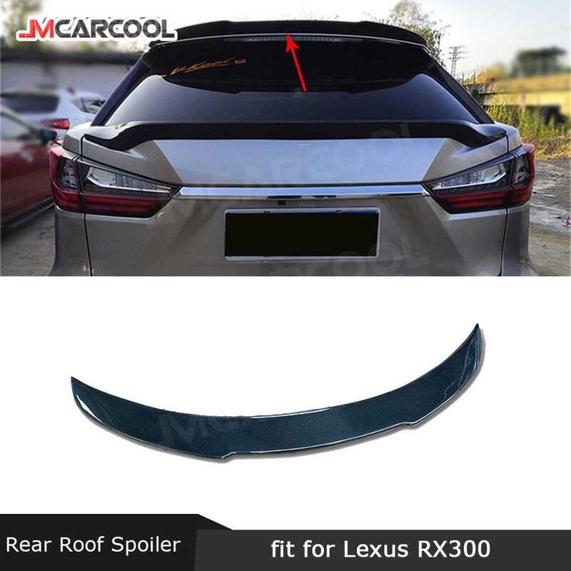 Fiber Carbon Rear Window Spoiler Roof Side Lip Wings For Lexus RX300 ...