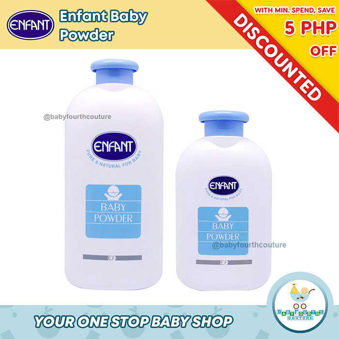 Enfant Pure and Natural Baby Powder 500G | Shopee Philippines