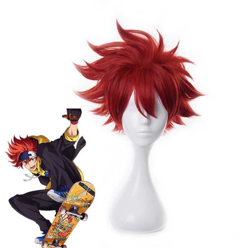 Red Short Reki Wig Cosplay Costume Anime the Infinity Heat Resistant ...