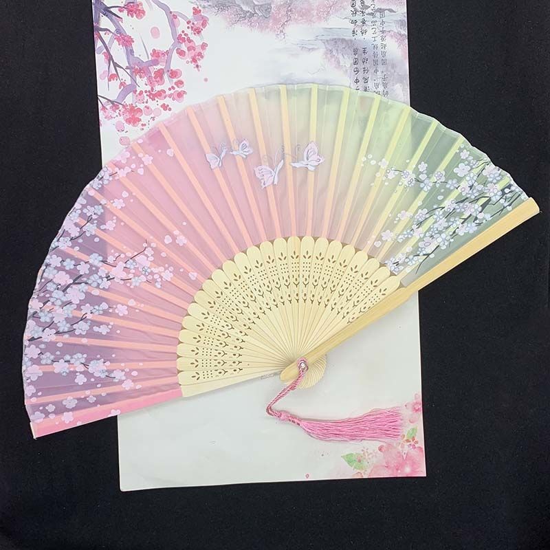 Fan Folding Fan Chinese Style Dance Female Fan Summer Folding Fan ...