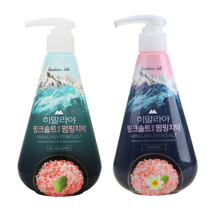 Korea Imported LG Himalayan Powder Sea Salt Push Type Liquid Toothpaste ...