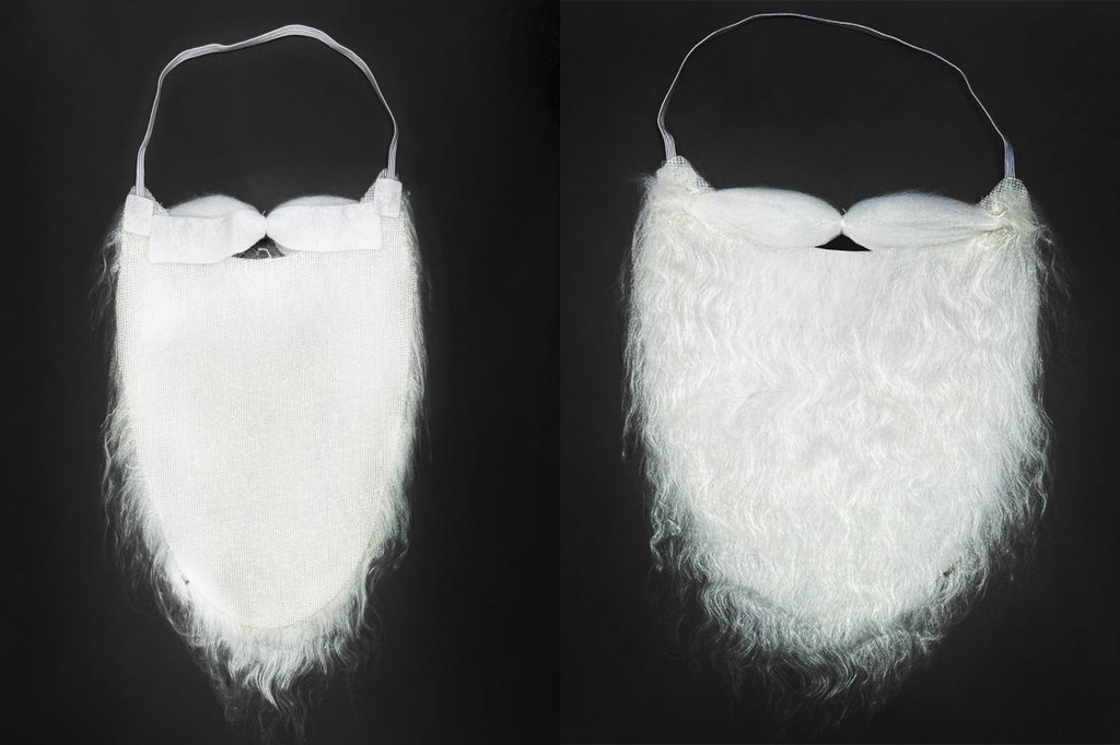 FreShone- White Santa Beard for Adults Fake Santa Beard Costume ...