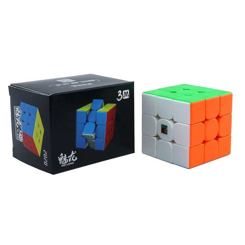 M MOYU 3X3 Magnetic Magic Speed Cube Professional Fidget Toys Meilong ...