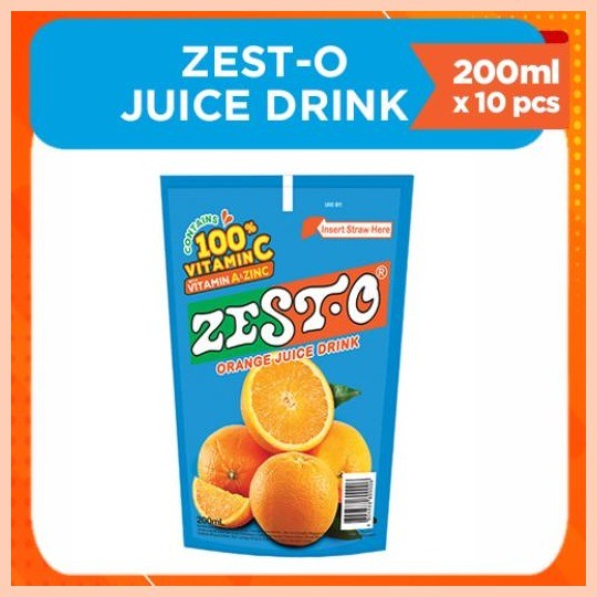 ♀ Zest-O Juice Drink Orange (10 x 200ml) | Shopee Philippines