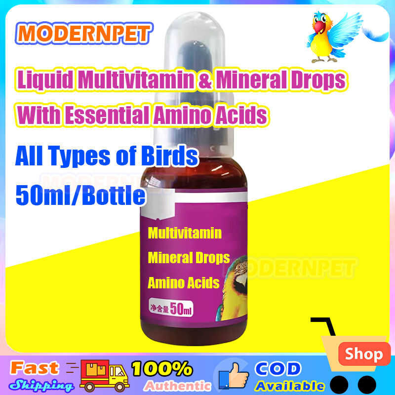 PIKOY MULTI BIRD Liquid Multivitamin & Mineral Drops With Essential ...