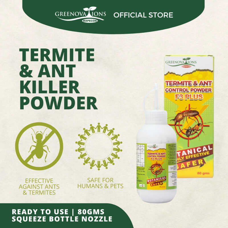MAPECON GREENOVATIONS F3plus Termite And Ant Killer Powder 80Grams ...