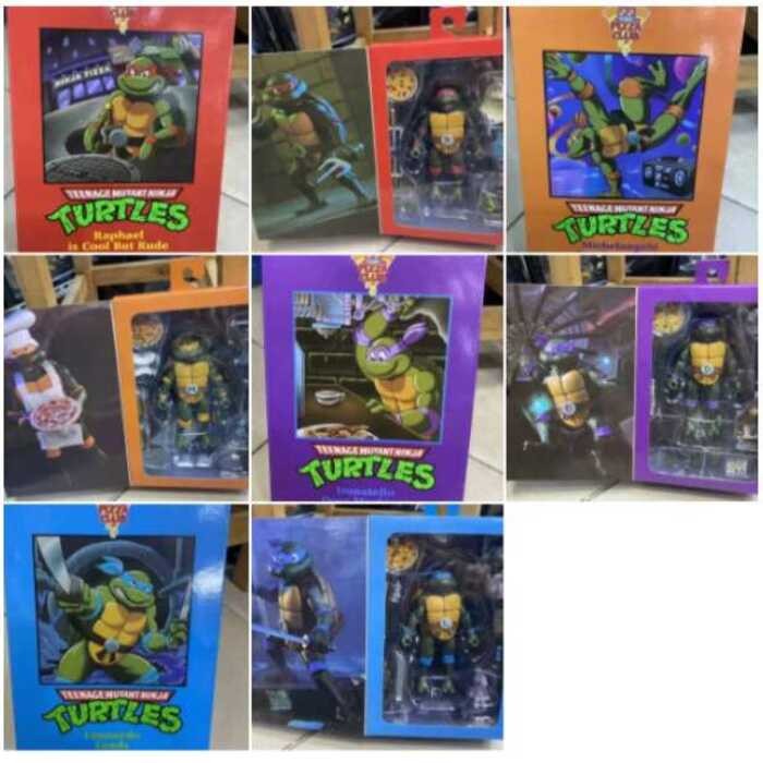 NECA 7-Inch Movable Joints Teenage Mutant Ninja Turtles Animation ...