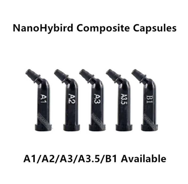 Yy 1Box/10Pcs Dental Composite Resin Capsules Unidose A1 A2 A3 B1 Fit ...