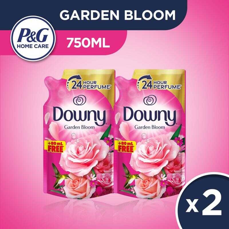 Downy Fabric Conditioner Garden Bloom 750Ml Refill X 2 Packs (Fabcon ...