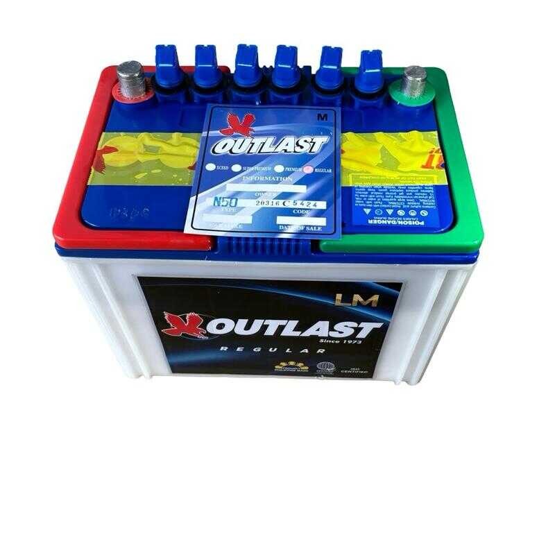 Outlast Car Battery 2Sm N50 LM | Shopee Philippines