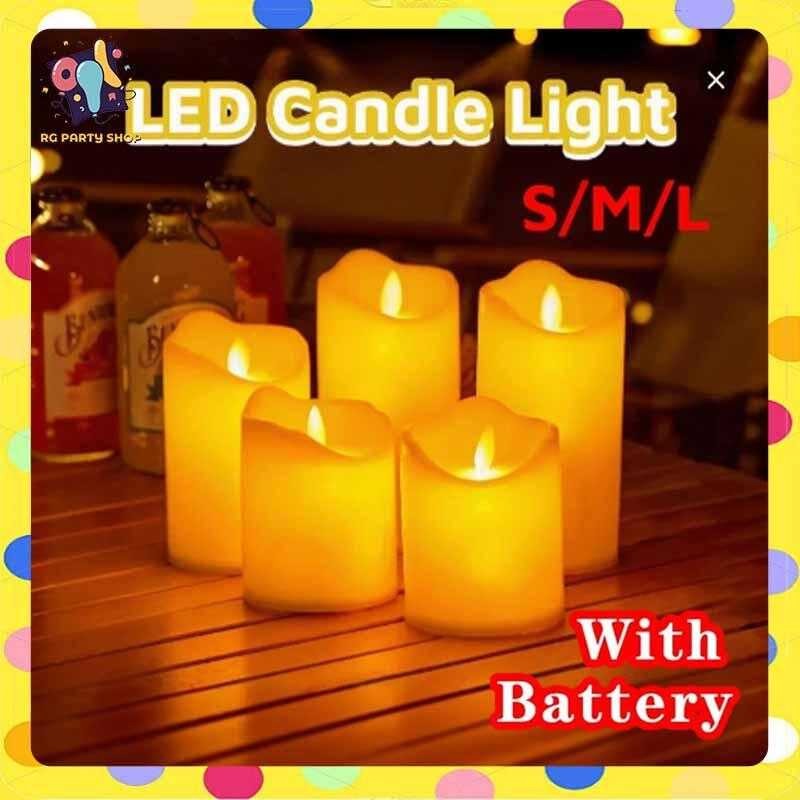 LED Flameless Candle Lamp For Family Wedding Birthday Decoration ...