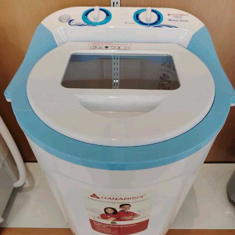 9Kg. Heavy Duty Hanabishi Single Tub Washing Machine Hwm-190 267 31E ...