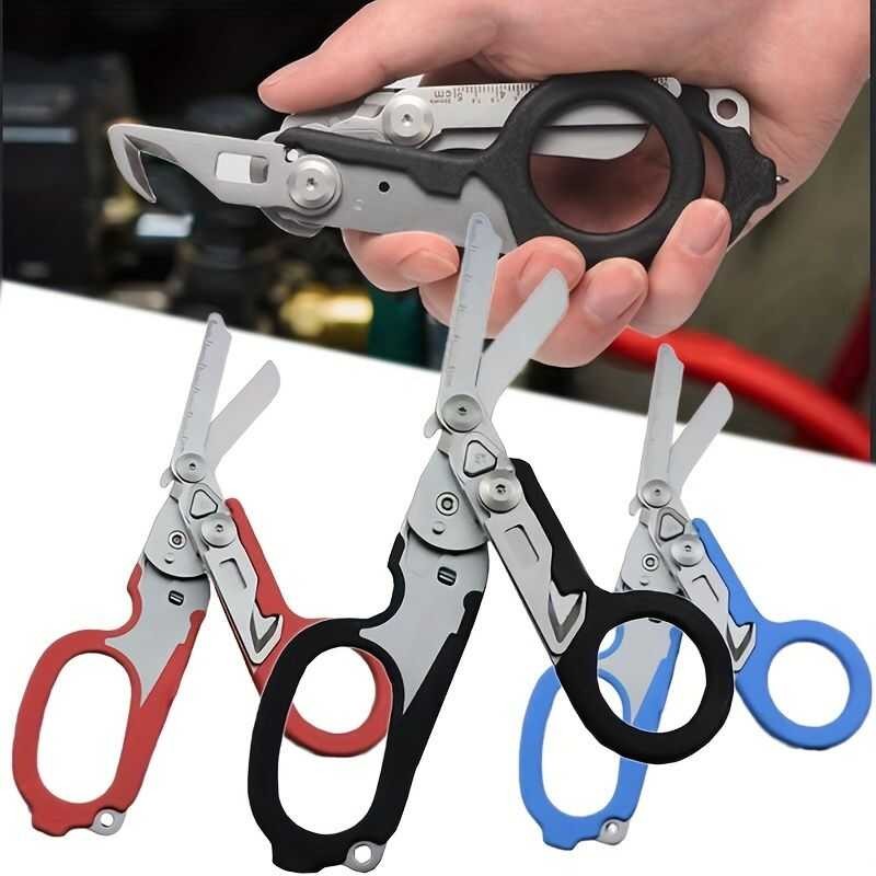 Multifunction Heavy-Duty Emergency/Trauma Shears Raptors First Aid ...