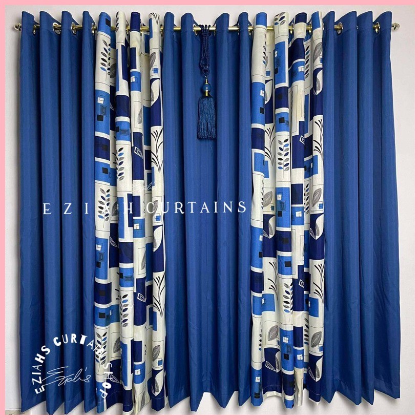 LUCKY COLOR OF THE YEAR 2025 FUTURE DUSK CURTAIN DESIGN 5in1 | Shopee ...