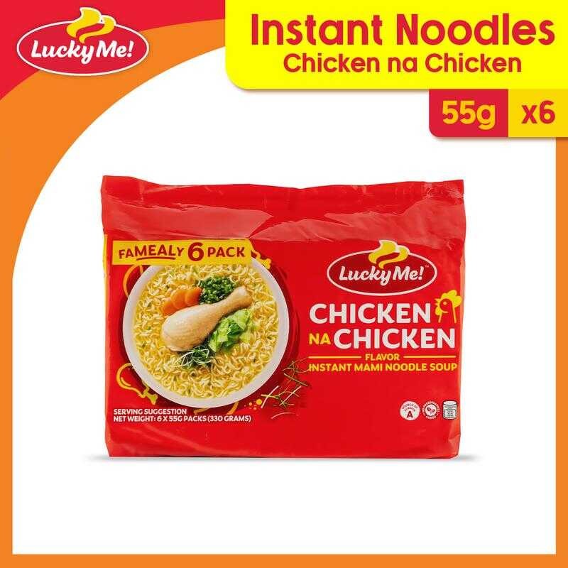 Lucky Me Instant Noodle Soup Chicken Na Multipack 55G X 6 A9c | Shopee ...