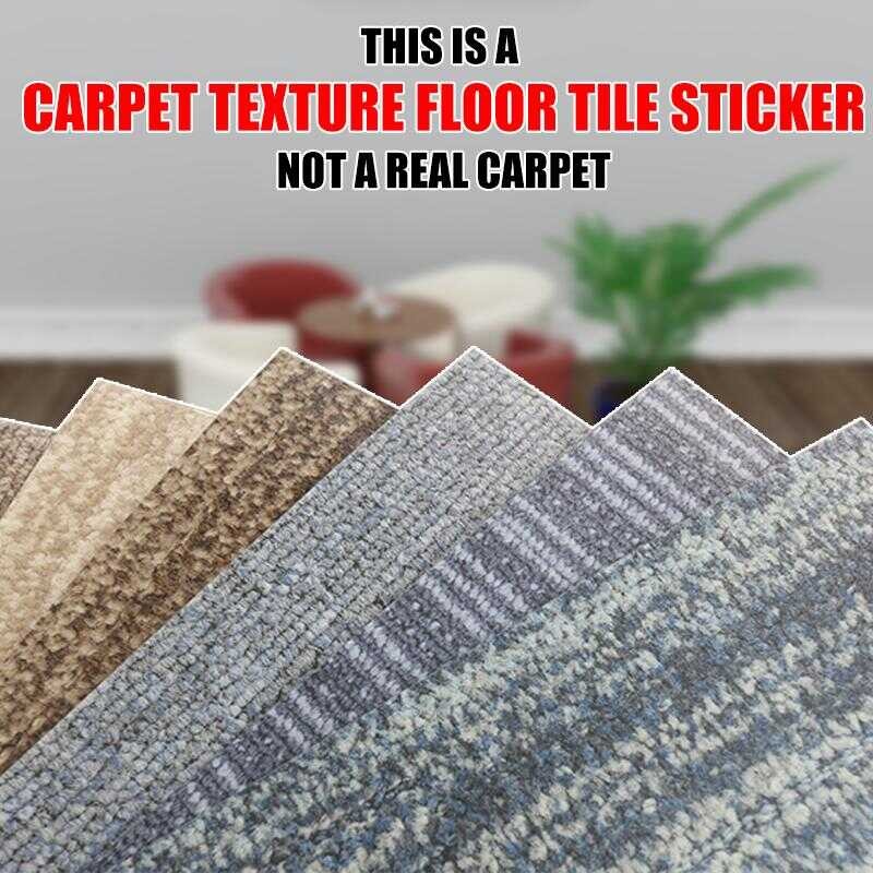 Home Decor Vinyl 60X30cm Adhesive Floor Tile Sticker, PVC Carpet ...