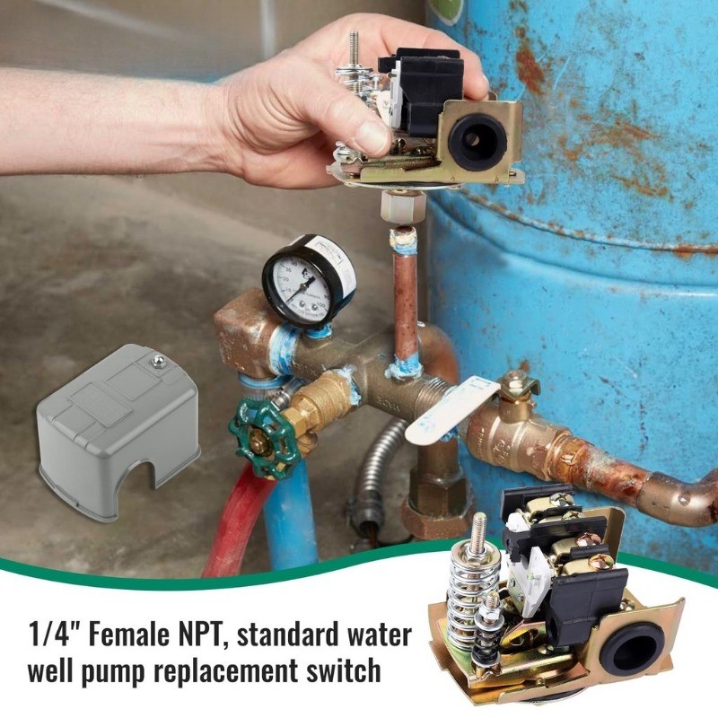 Heavy Duty Square D Pressure Switch for Water Pump Automatic Mechanical ...
