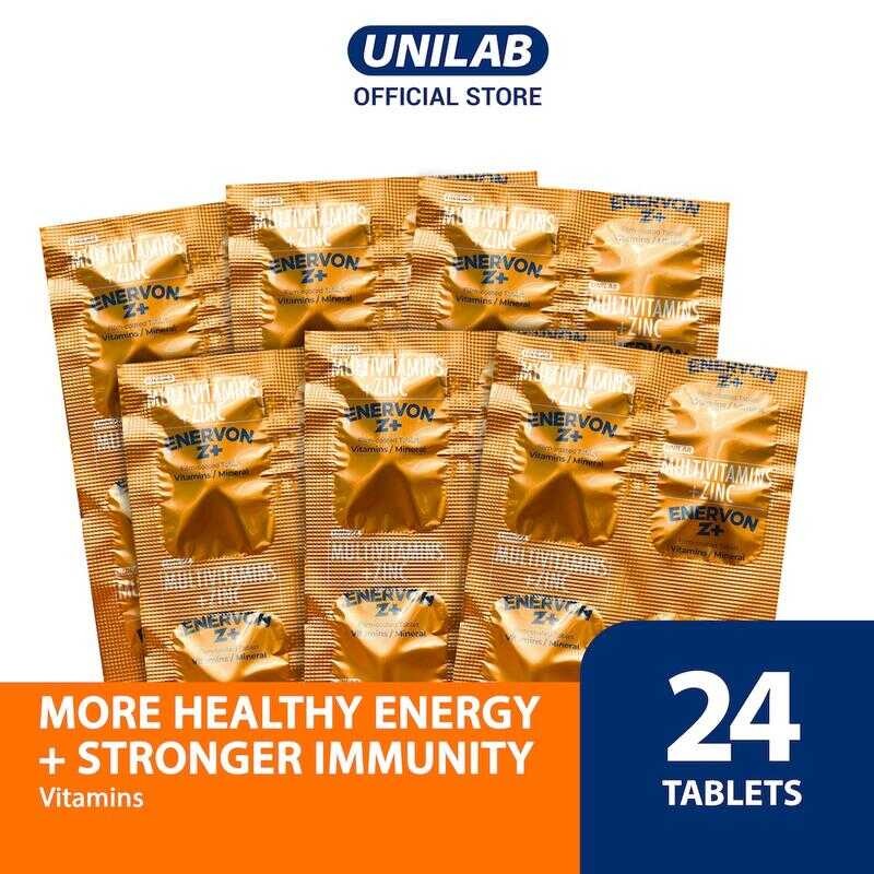 Unilab Enervon Z+ Multivitamins 24 Tablets (More Healthy Energy ...