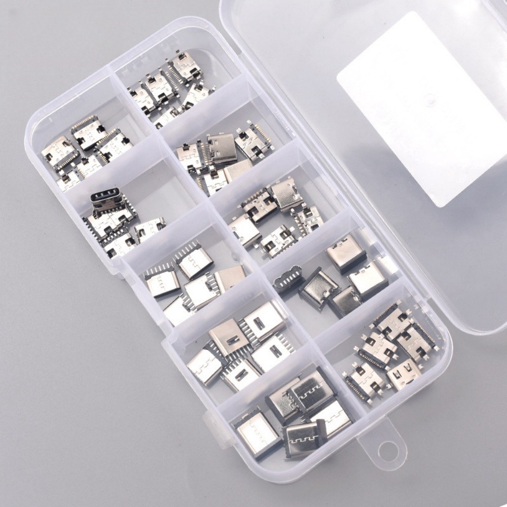 50-100Pcs Charging Charger Port Connector USB 3.1 Type-C Female ...