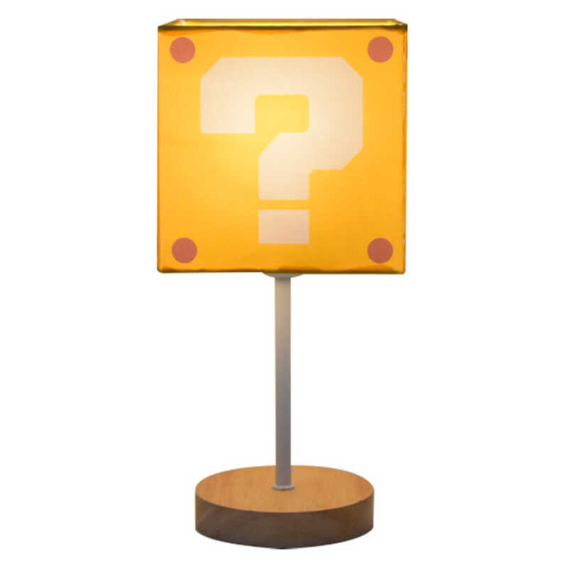Question Block Table Anime LED Cartoon Creative Nightstand Lamp USB ...