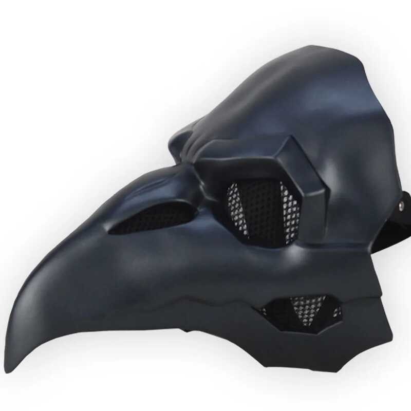 Reaper Ang Punk Mask Cosplay OW Plague Doctor Crow Birds Beak Long Nose ...