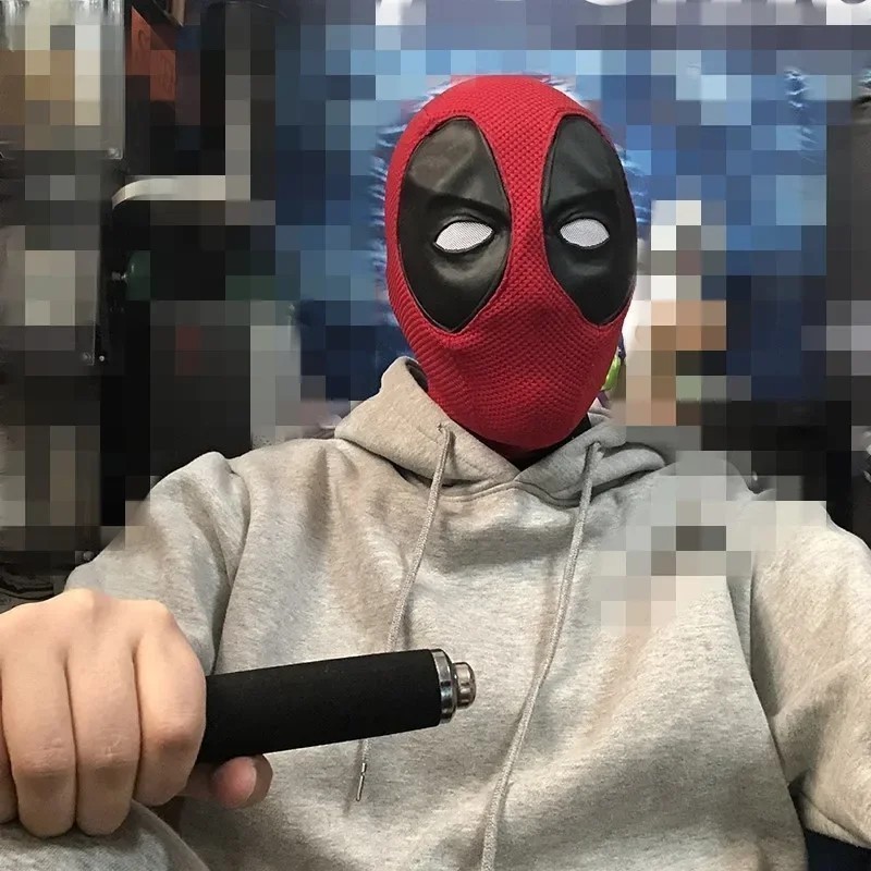 Deadpool Cosplay Deluxe Deadpool Full Face Mask Breathable knitted ...