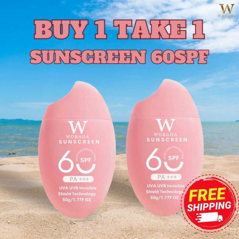 2025 WORADA Advanced Brightening 50g Long Lasting Sunscreen SPF 60 PA ...